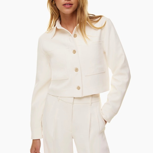 Wilfred | Jackets & Coats | New Wilfred Little Cropped Jacket In Light Birch | Poshmark